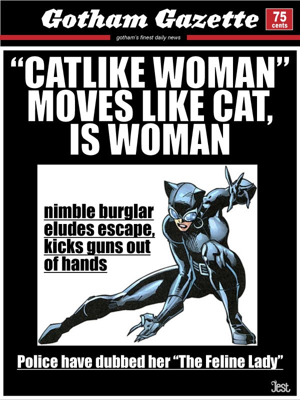 5 Funniest Fake Newspaper Headlines From 'The Dark Knight Rises ...