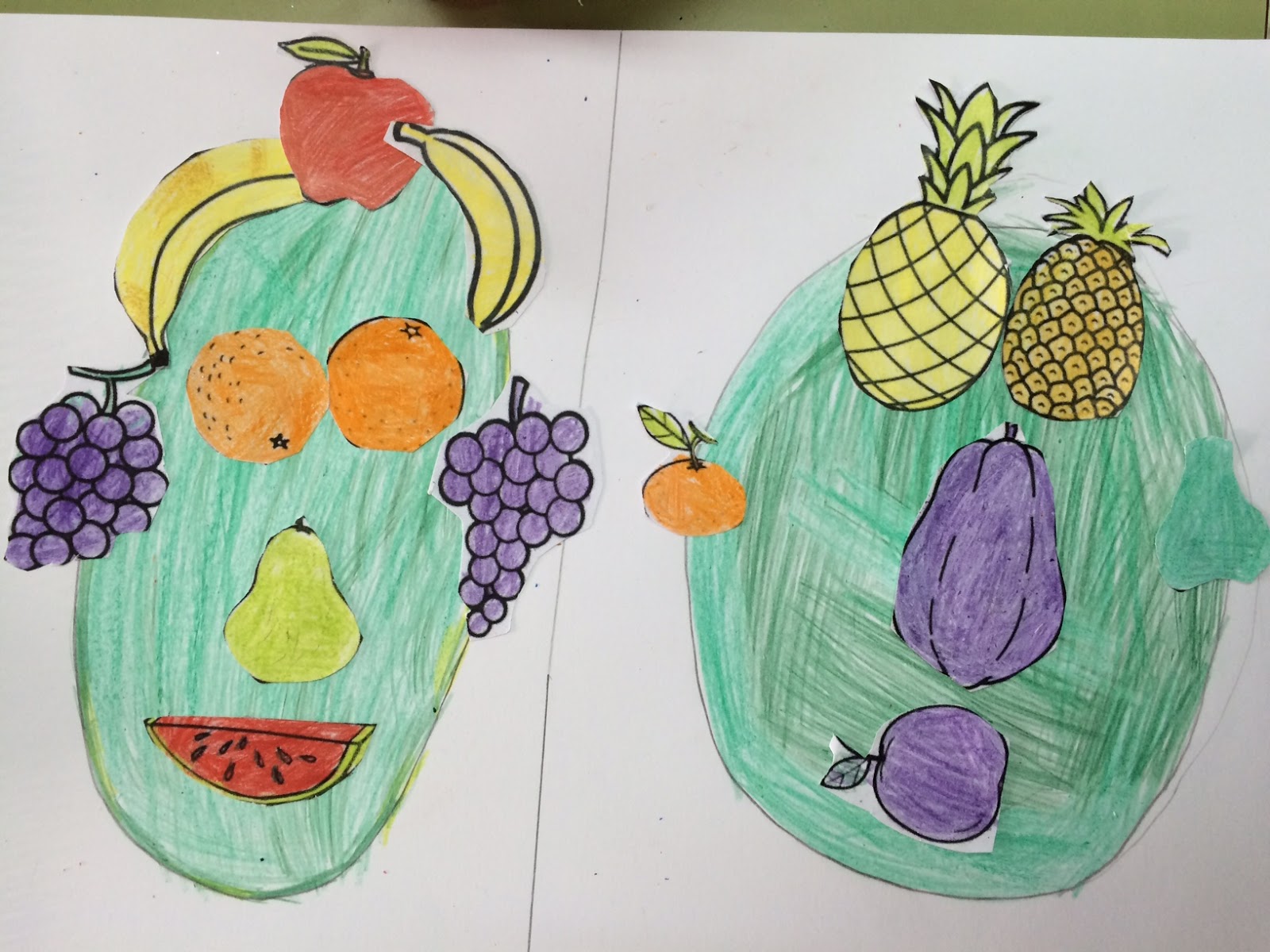 COLE VALDERAS: Fruit Faces 2º