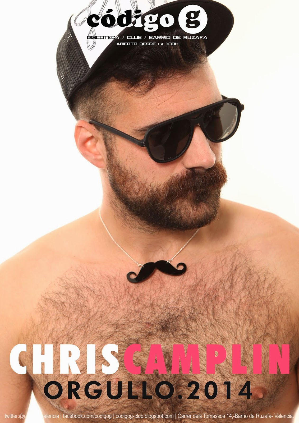 Codigo G: CHRIS CAMPLIN (UK) · ORGULLO 2014 · del 26 al 29 de junio de ...