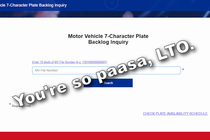 Checking Your Plate Number's Availability is Now Like Waiting For Your ...