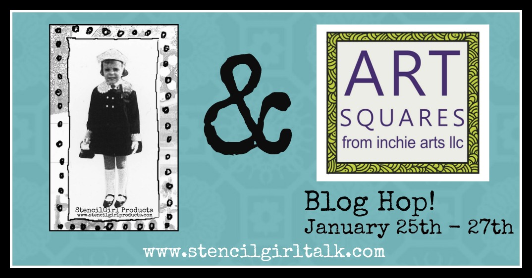 The Common Denominator: StencilGirl and Art Squares (from inchie arts ...