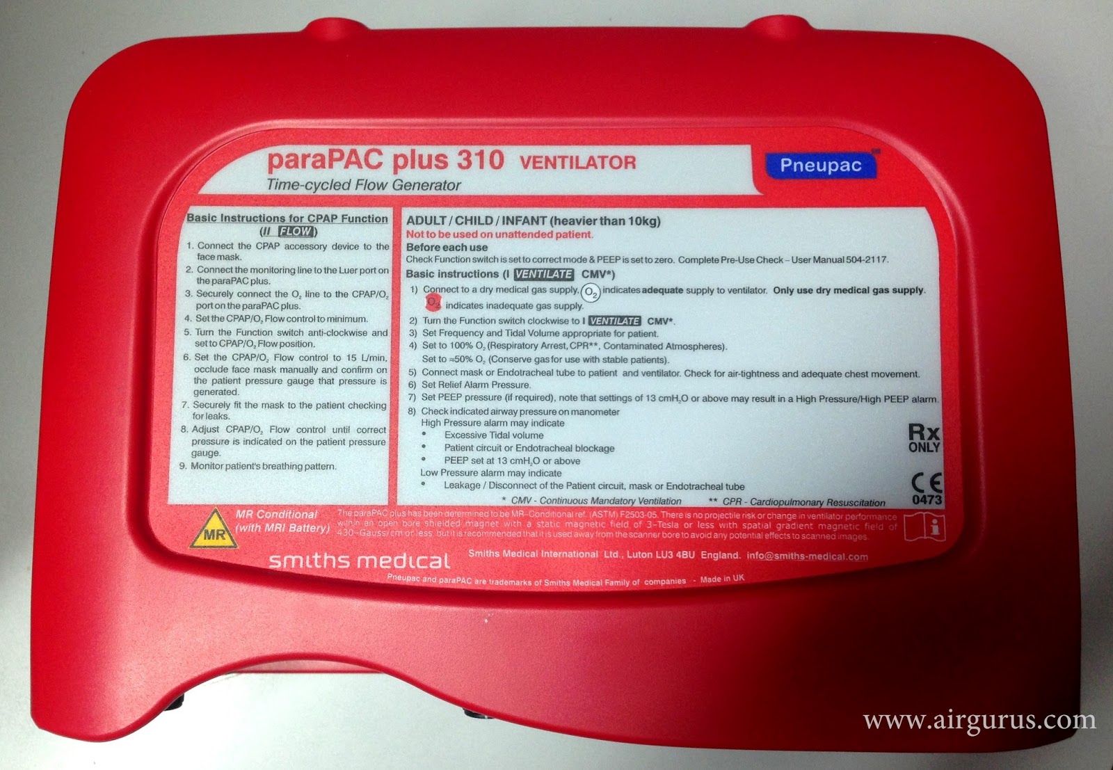 A I R G U R U S: Airgurus Acquires ParaPAC Plus 310