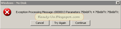 Cara Mengatasi Pesan Error Windows - No Disk