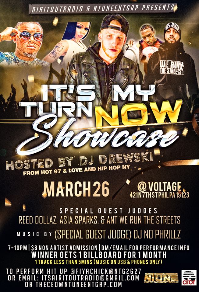 A Message From Dj Drewski (LHHNY/HOT 97) #It'sMyTurnNowShowcase #SignUp