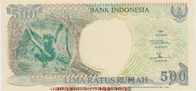 Uang 500 rupiah gambar monyet bukan orang utan - pengetahuan wawasan