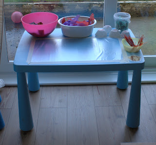 Taming the Goblin: Sticky back plastic collage