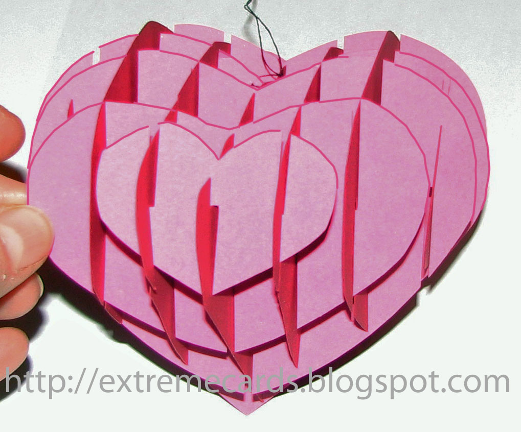 Solid Sliceform Heart