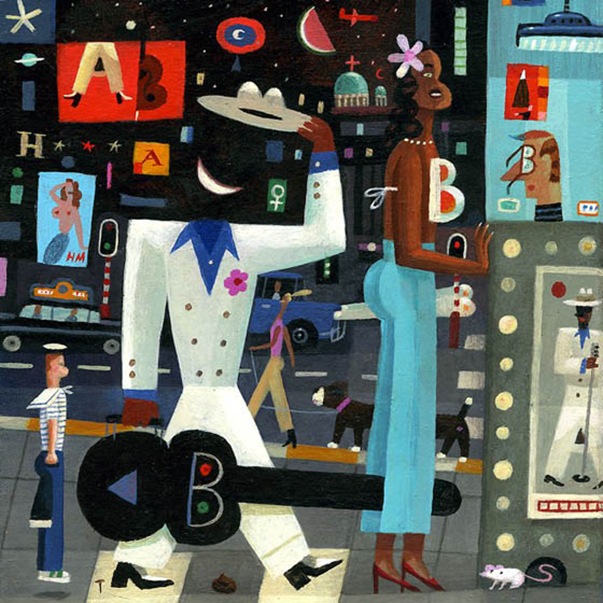 ilustraciones y algo mas...: Tom Schamp: un mundo de historias y color