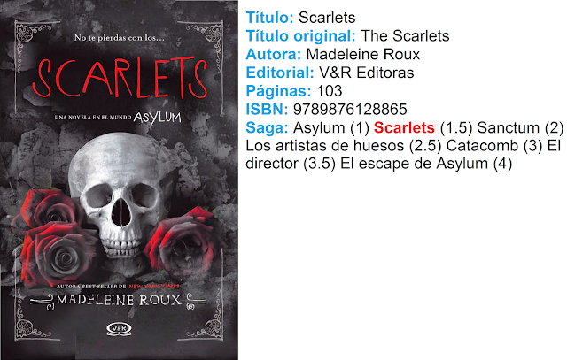 ♥: Reseña de Scarlets (Saga Asylum - Madeleine Roux)