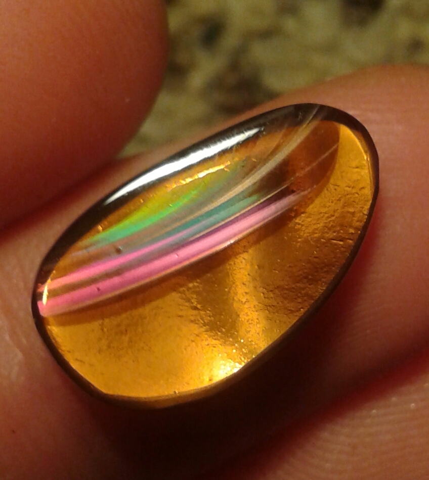 Bling And Gems: New Fire Obsidian cabochons & ring