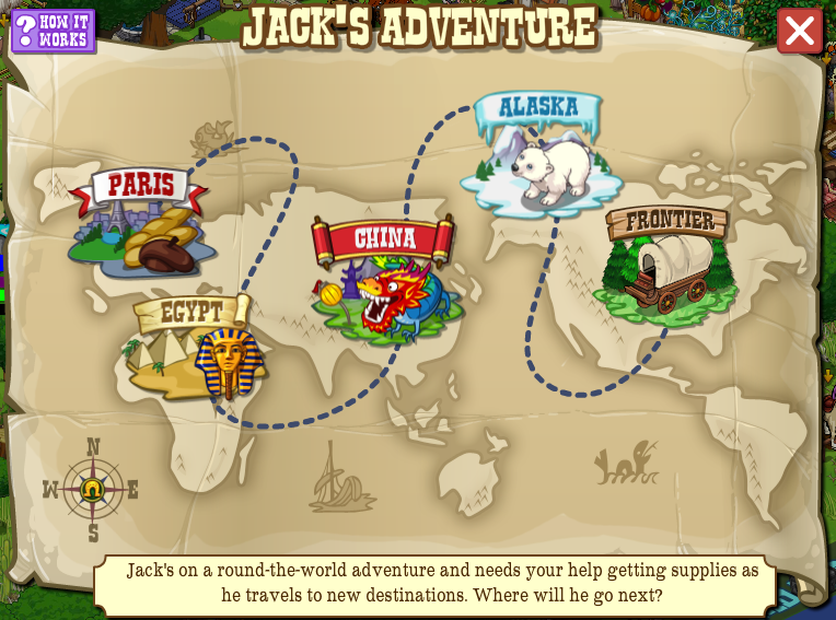 Frontierville Italia: JACK'S ADVENTURE l'evento e la collezione