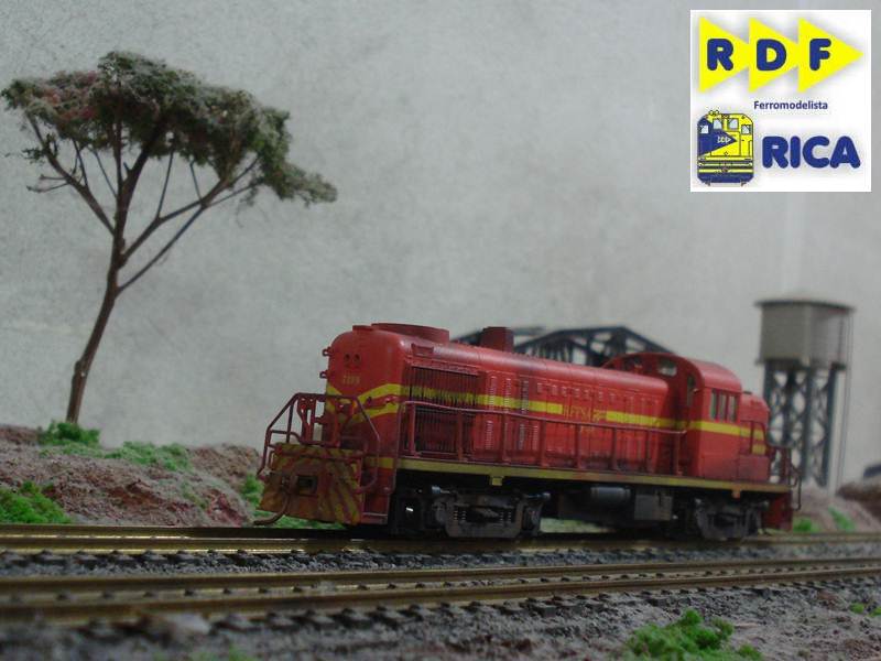 RICA RDF Ferromodelista: Locomotiva RS-3 da ALCo #7119 RFFSA