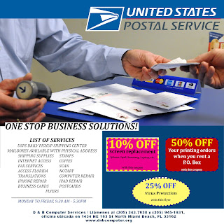 Postal service in North Miami Beach