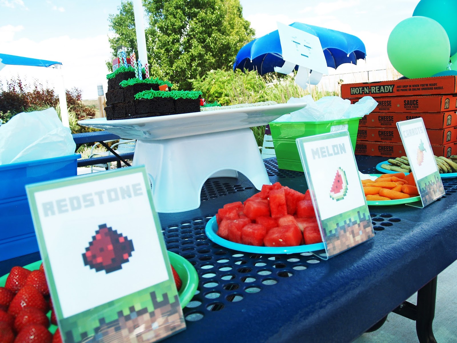 Jessica Kenenske: Minecraft Party {with free printables}