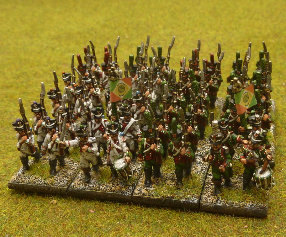 Lace 'n Big Hats: 15mm Napoleonic Italian Line and Light infantry