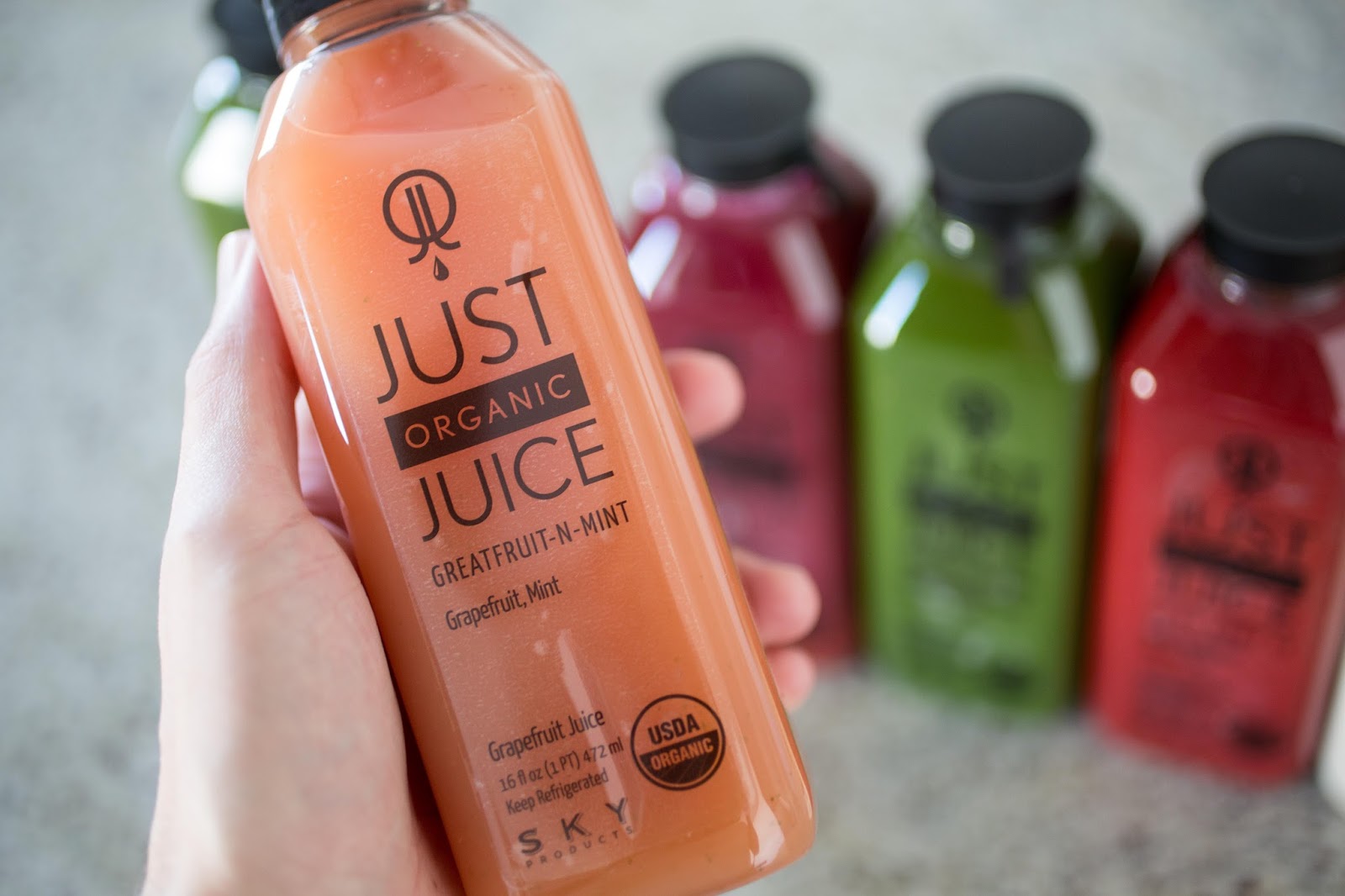 Just Organic Juice Kelsey Bang