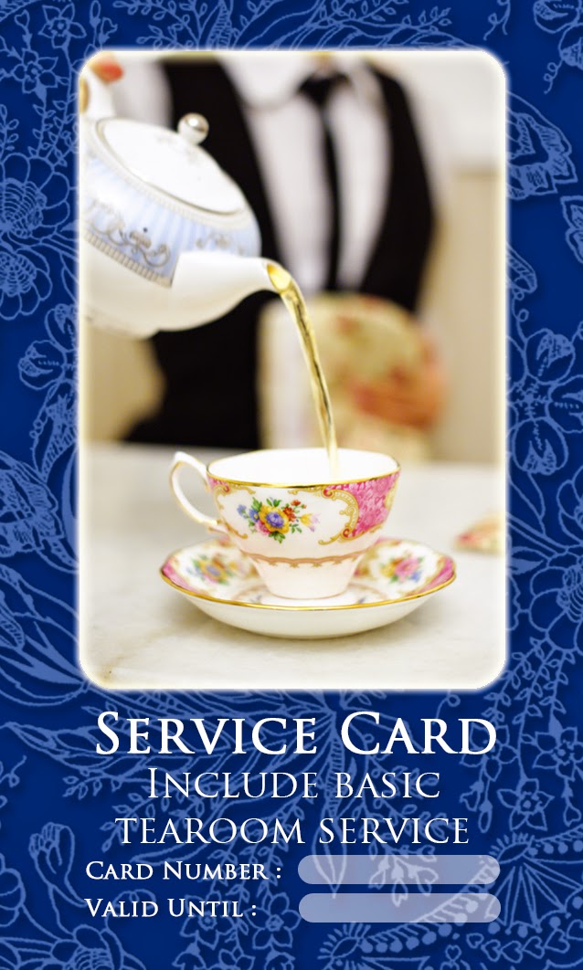 香港執事喫茶「Swan's House」: Service Card