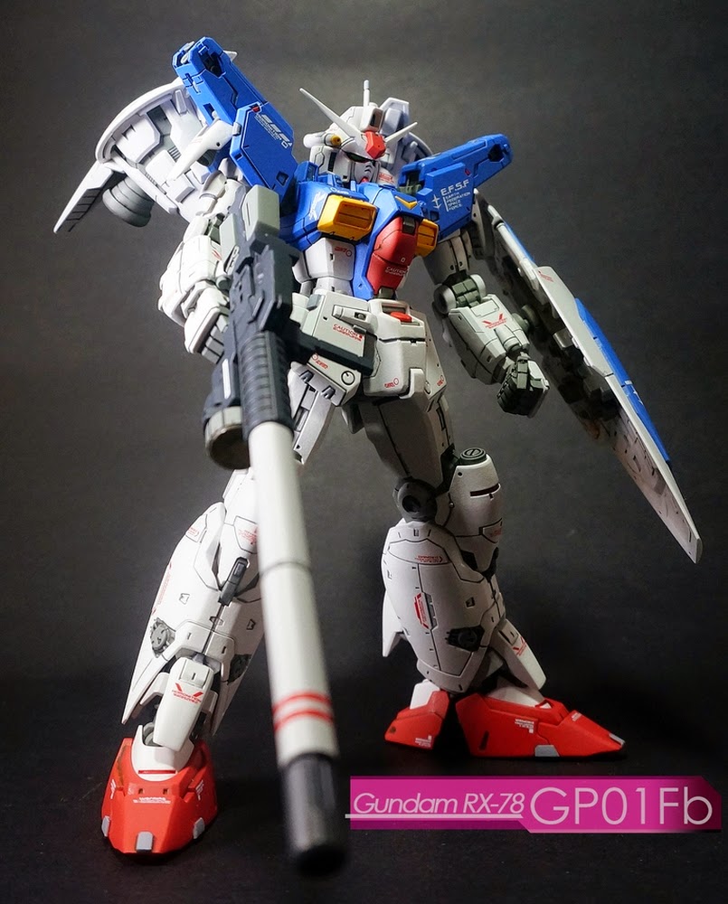 Custom Build: RG 1/144 Gundam GP01 FB Full Burnern "Detailed"