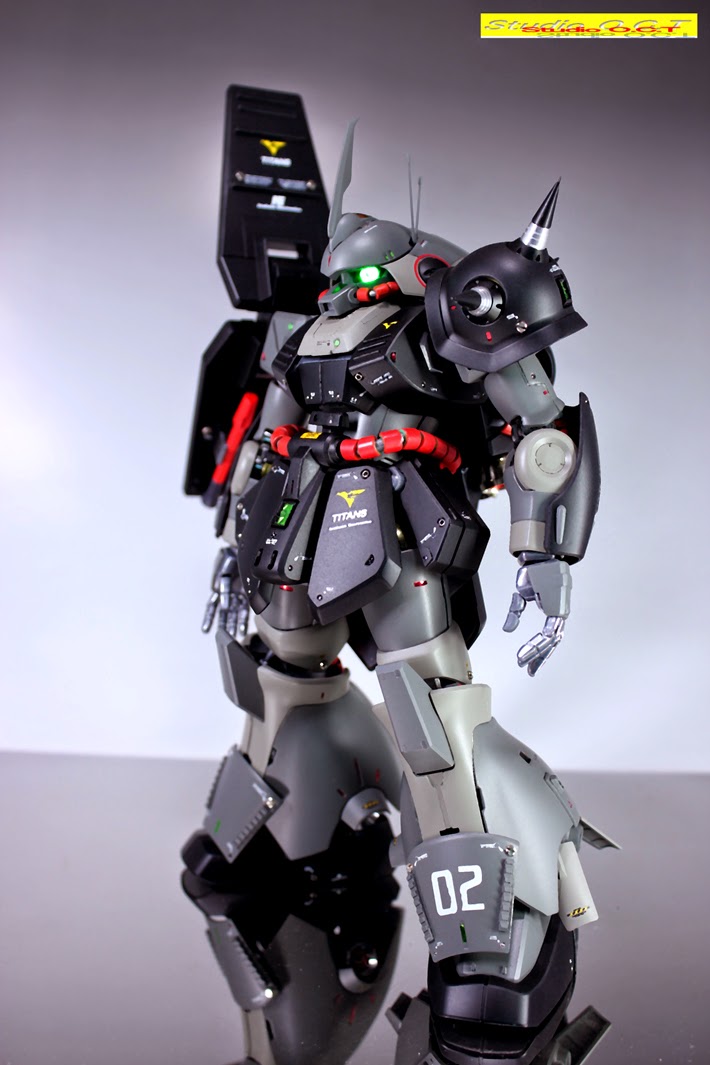MG 1/100 Marasai with Ballute System Custom Build with LED Effects