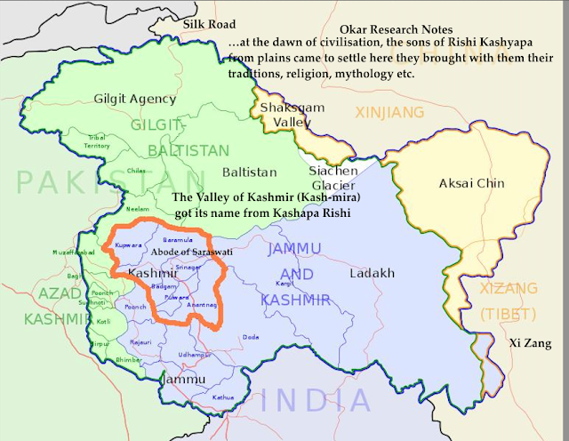 Okar Research: Kashapa Rishi, Lake Saraswati & The Tirtha of Kashmir Valley