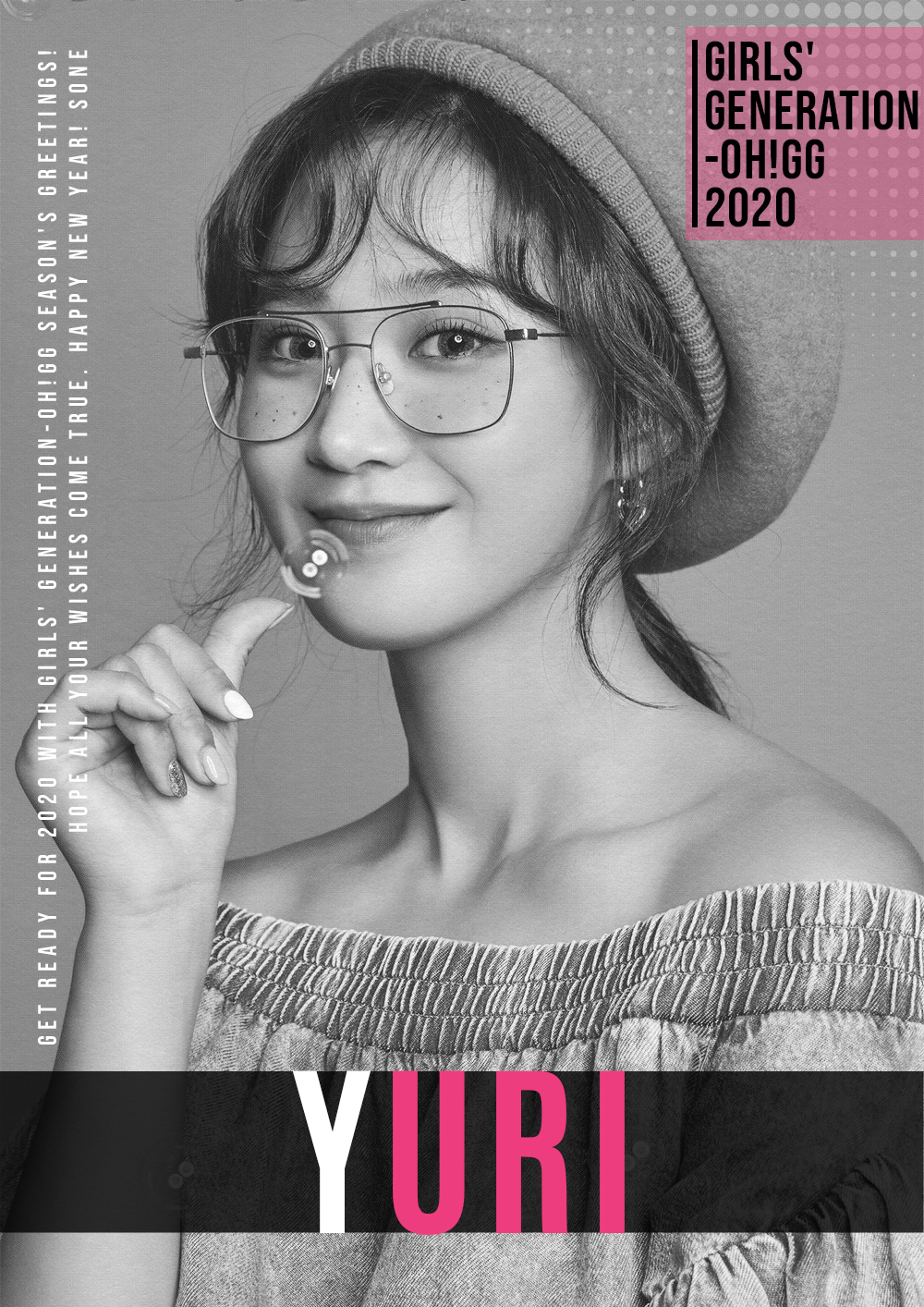 YURI. Girls' Generation-Oh!GG SEASON'S GREETINGS 2020 - Desk Calendar, Postcard Calendar ...