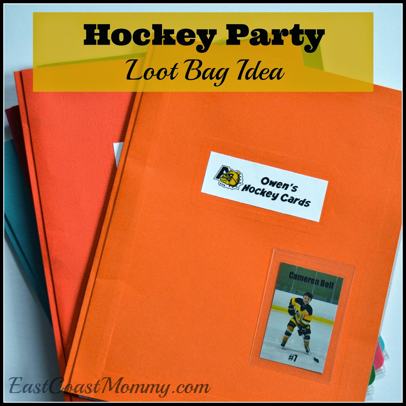 East Coast Mommy: Hockey Party Loot Bags