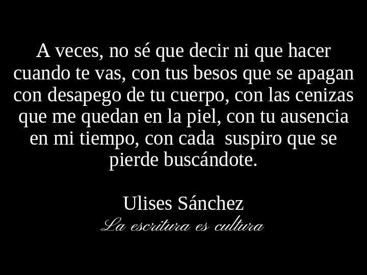 Rinconcito de Literatura : La magia de Ulises Sanchez