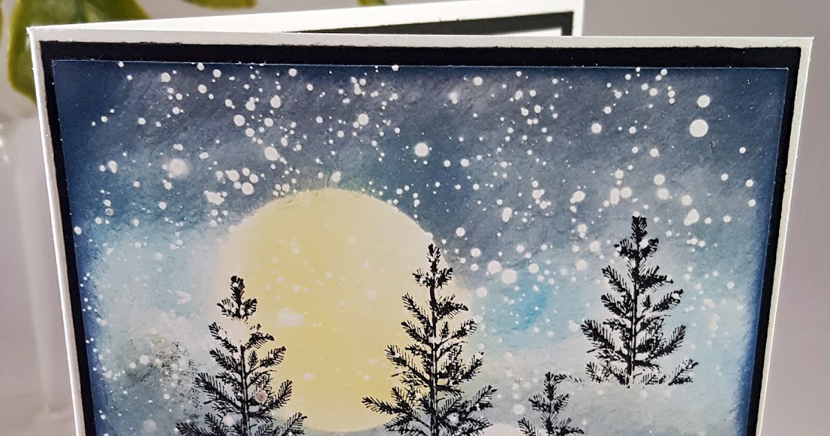 Mema's Crafts: Snowfall Scenes