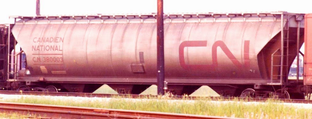 Trackside Treasure: CN's VI&E Covered Hoppers