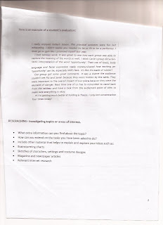 drama log book