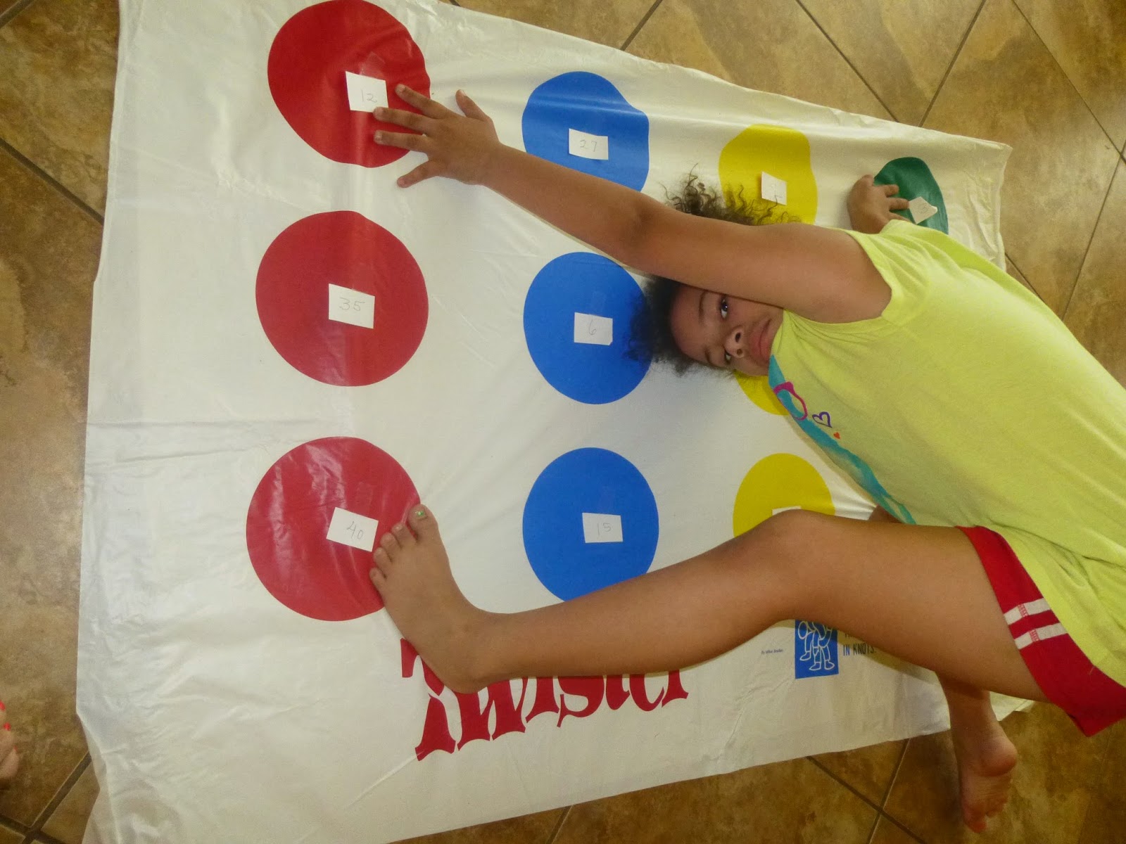 Homeschool Ideas Unlimited: TWISTER MATH GAME