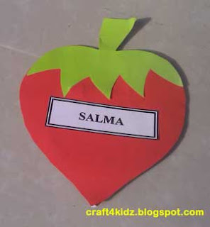 This is kid's cool name tag - Craft For Kids