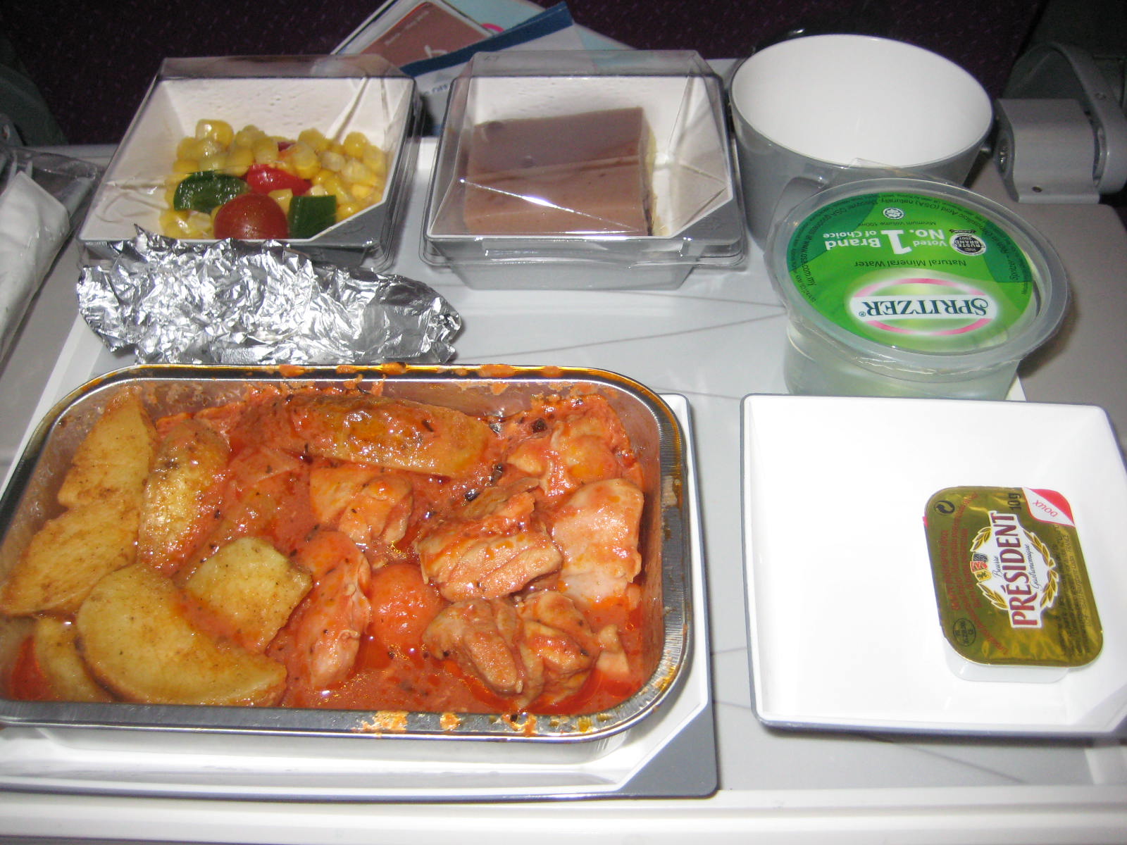 Linda Travelogue: 2016 Beijing Trip: Meal on board @MAS Airline