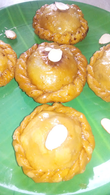 shaziya'srecipes: SURYAKALA SWEET RECIPE/STUFFED KHOYA SWEET RECIPE