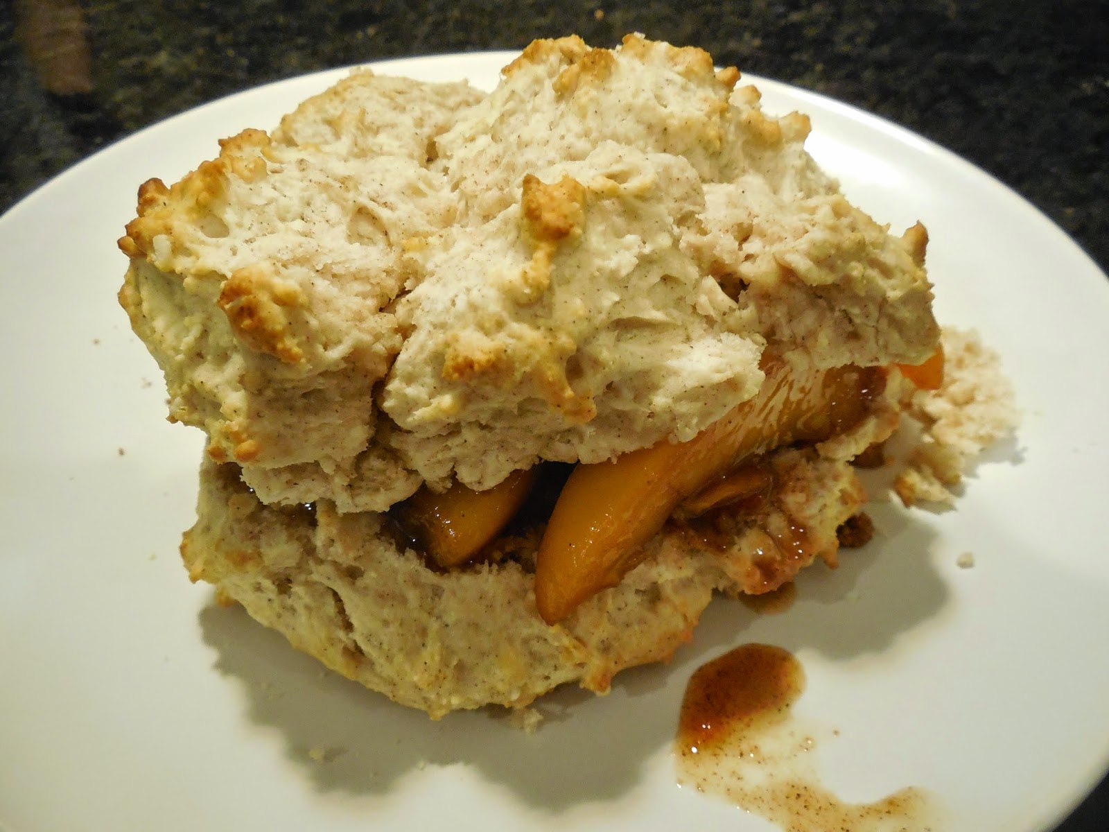 Two Kid Kitchen: peach shortcake
