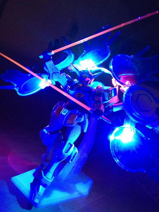 Custom Build: HG 1/144 Gundam G-Self Perfect Pack + LED