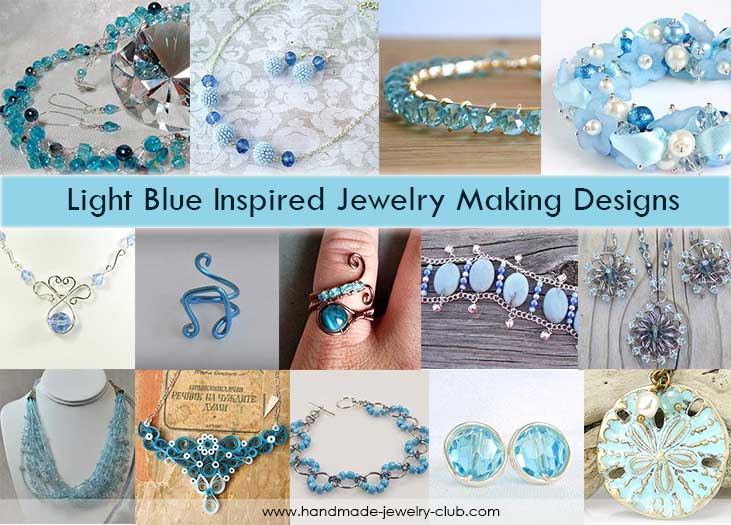 Online Jewelry Making Newsletter: Light Blue Inspired Jewelry Making ...