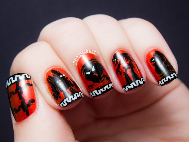 31DC2013 Day 23: Inspired by a Movie (Hercules) | Chalkboard Nails ...