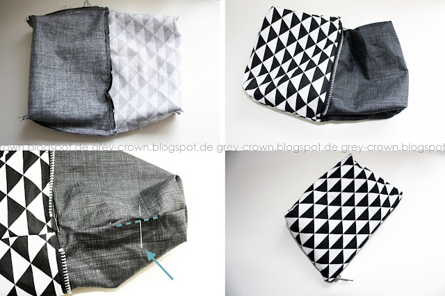 grey crown: "Tasche in der Tasche"