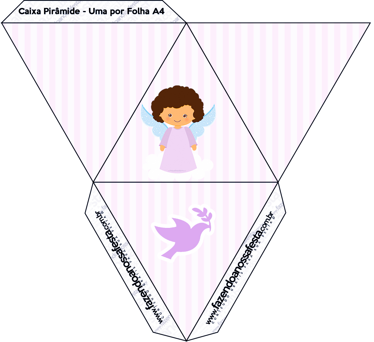 Brunette Angel Girl: Free Printable Boxes. - Oh My Baby!
