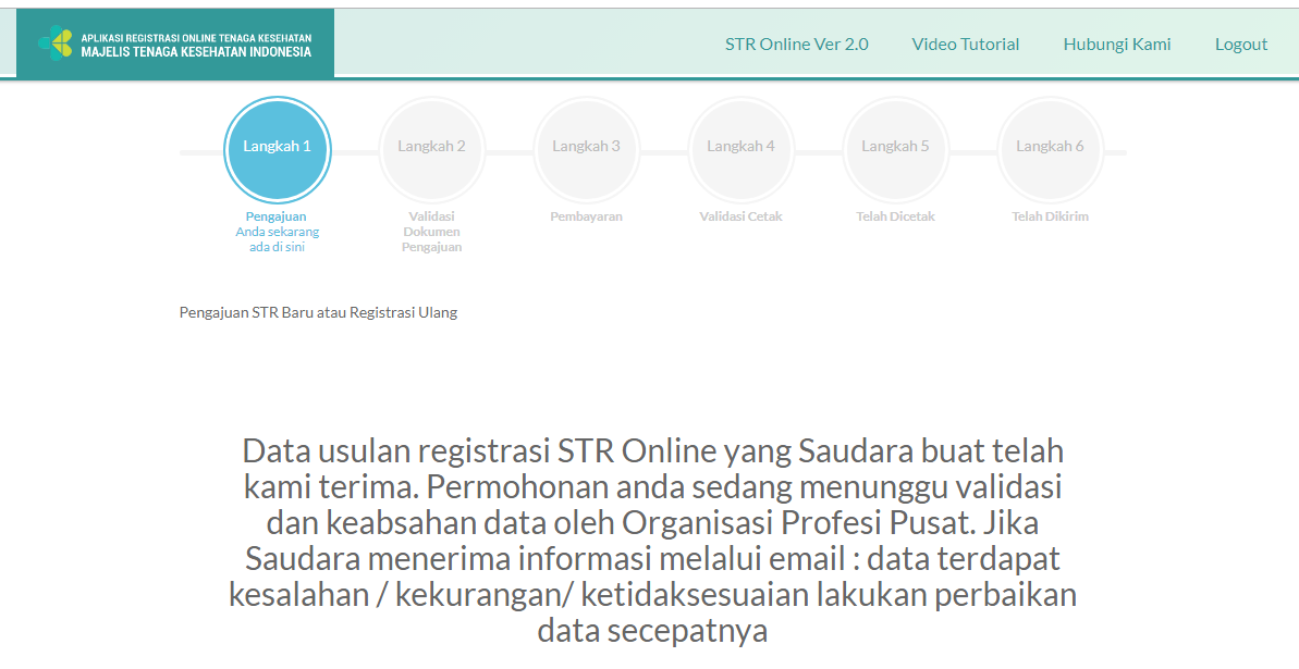 Cek Status Str Pada Aplikasi Online Ver 2.0 Untuk Melihat Sejauhmana Permohonan Pembuatan Atau ...
