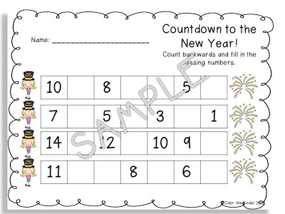 New Year's Activities Galore & More!! {Freebies} | Color Me Kinder
