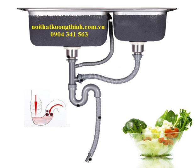 Máy rửa bát châu Âu: Hướng dẫn cách chọn bộ xi phông chậu rửa bát