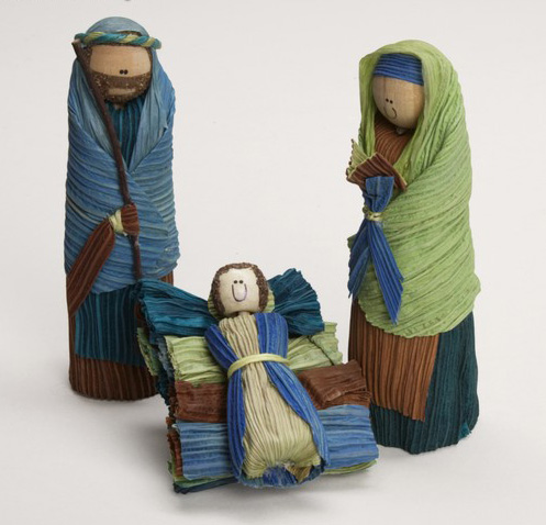 Christmas Belen Recycled Materials