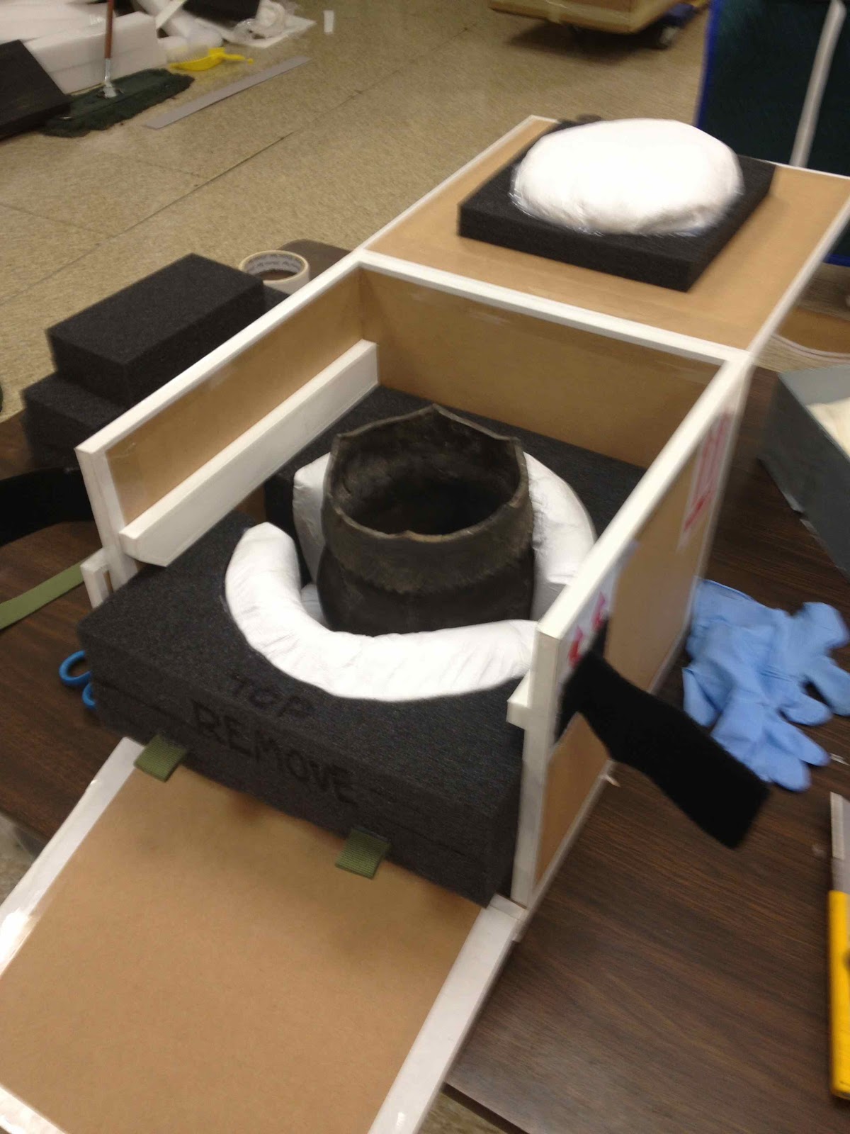 Inside the Conservator's Studio: Preparing and packing artifacts for ...