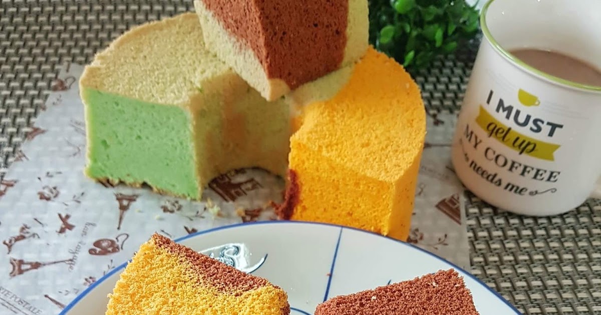 Jeannie62 Kitchen: Triple Flavour Chiffon Cake