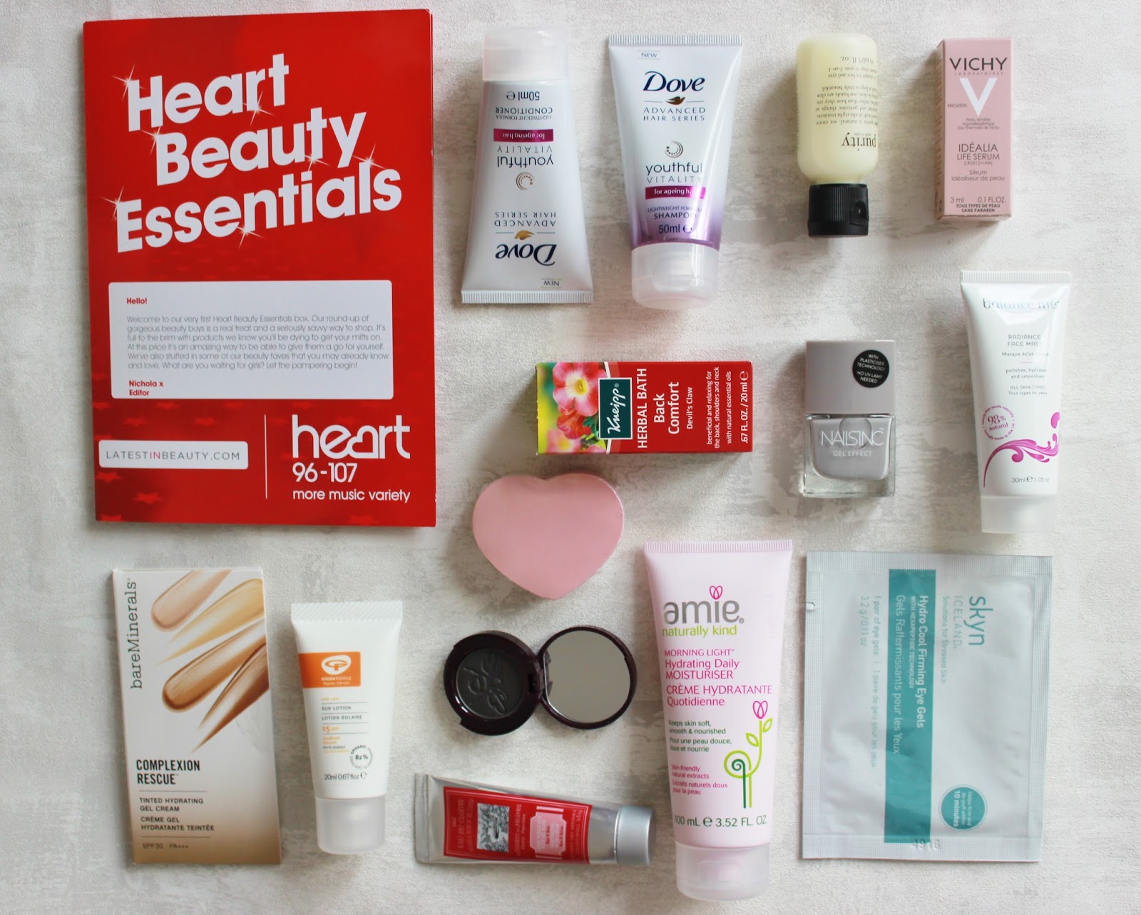 Latest in Beauty - Heart Beauty Essentials box review | Tales of a Pale ...