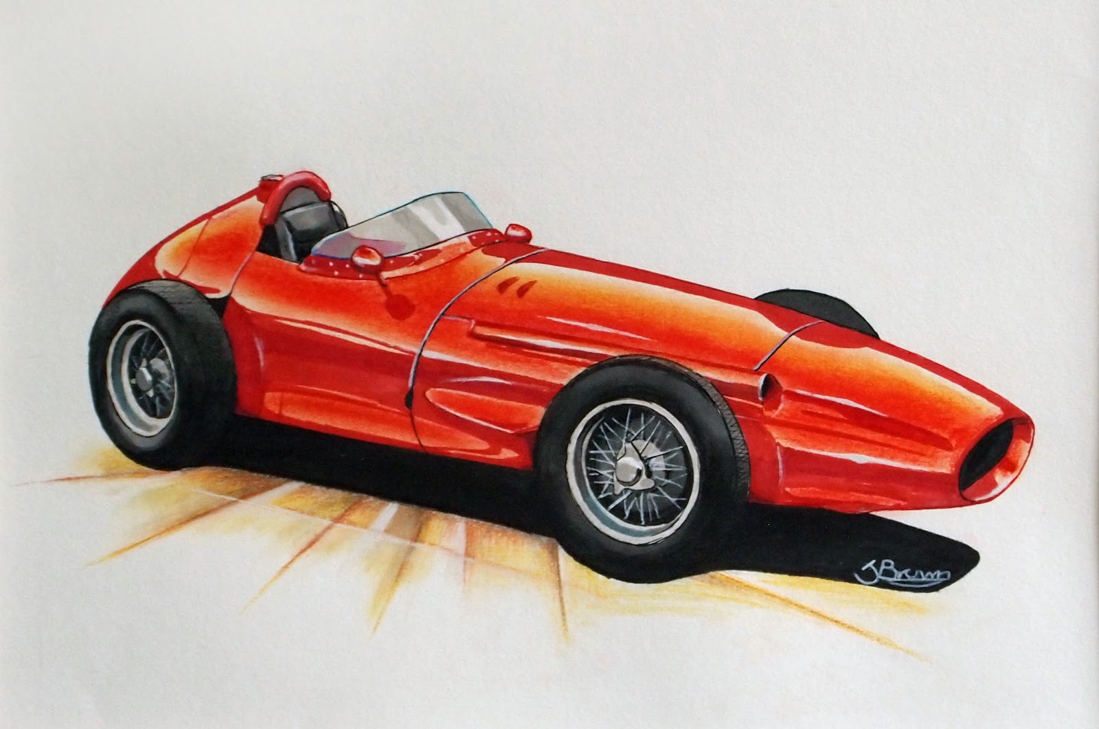 Jake Brown Art: ..some more car drawings