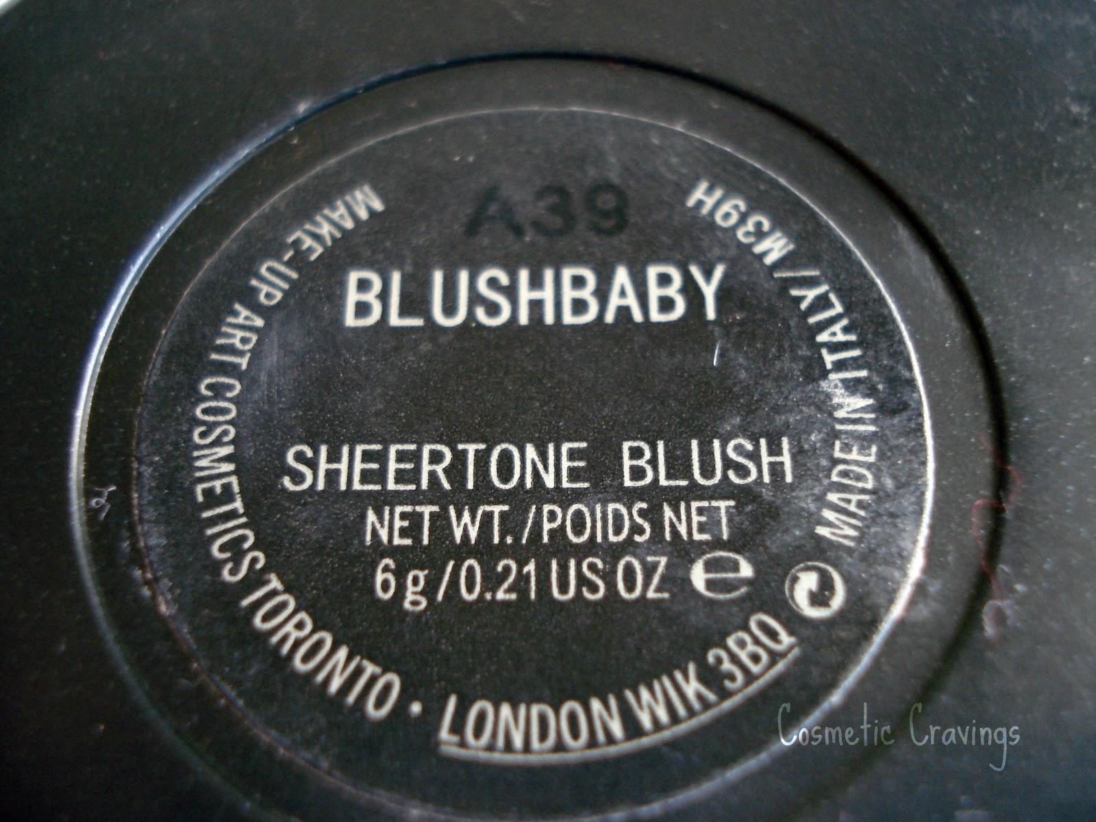 Cosmetic Cravings: Review: Mac Blushbaby Sheertone Blush