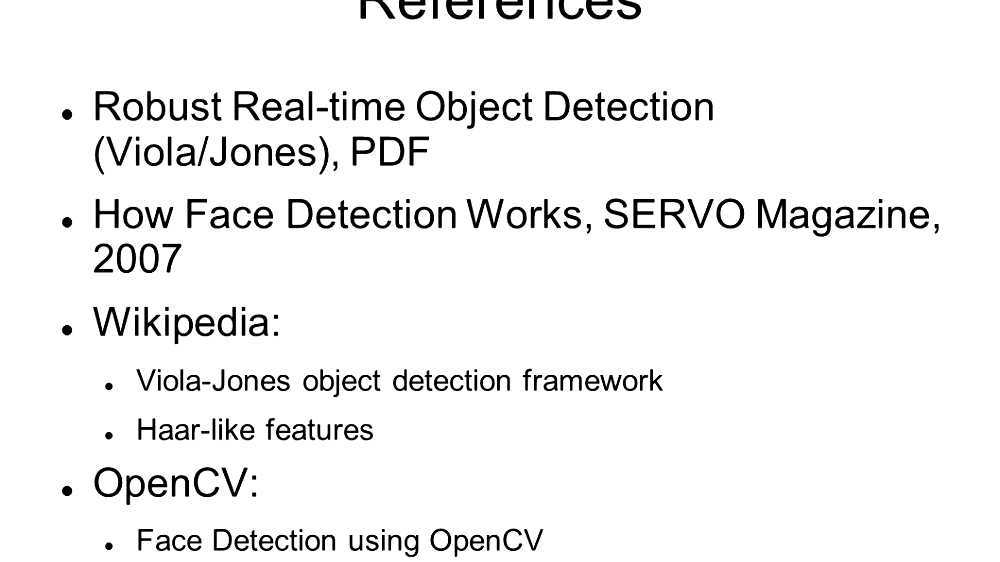 Viola Jones Object Detection Framework